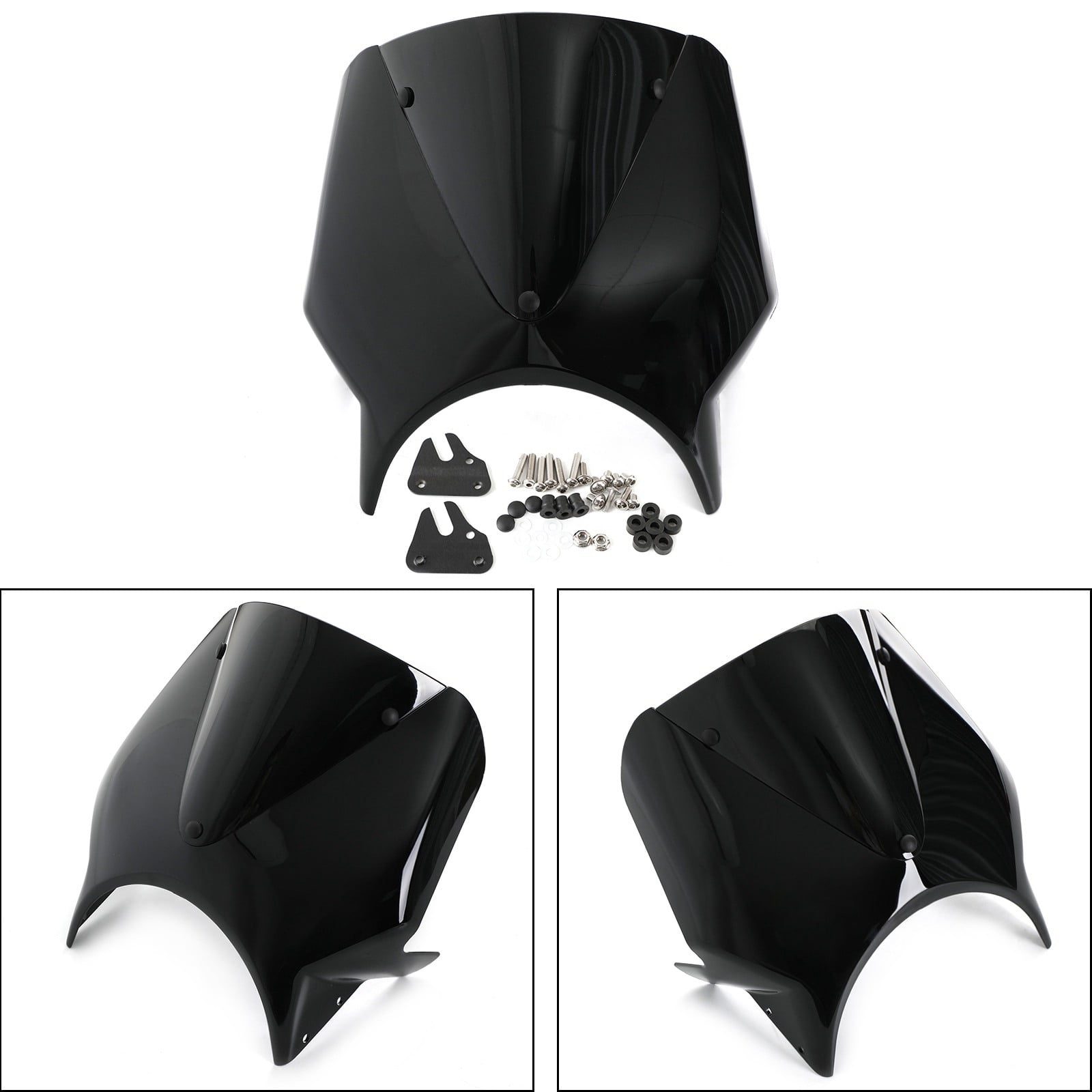 ABS Plastic Motorcycle Windshield WindScreen for Yamaha XSR700 XSR900 ...
