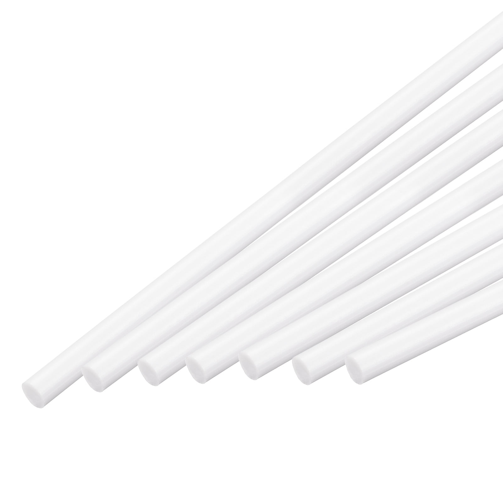 Uxcell ABS Plastic Rod Round Solid Bar for DIY Material, Architectural ...