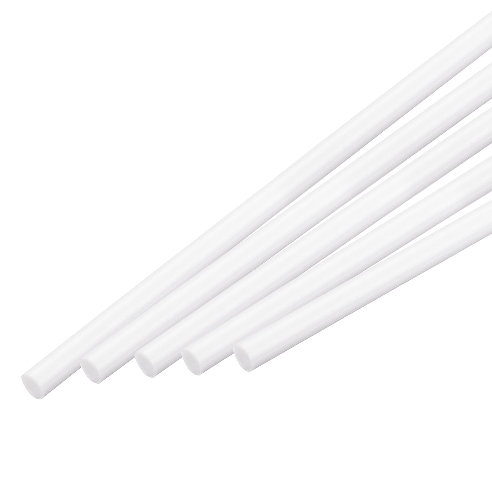 Uxcell ABS Plastic Rod Round Solid Bar 8 mm x 500 mm for DIY Model ...