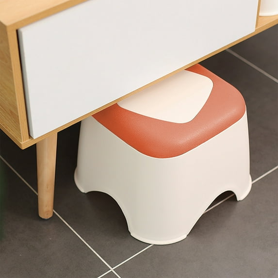 ABS Plastic Small Stool - 7.08x4.92 Inches Portable Seat for Bathroom ...