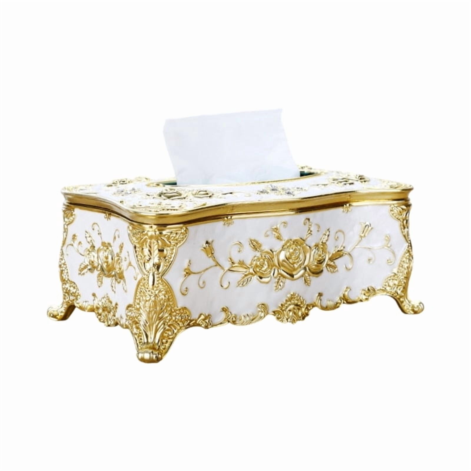ABS Plastic Tissue Container With Metallic Finish For Various Setting ...