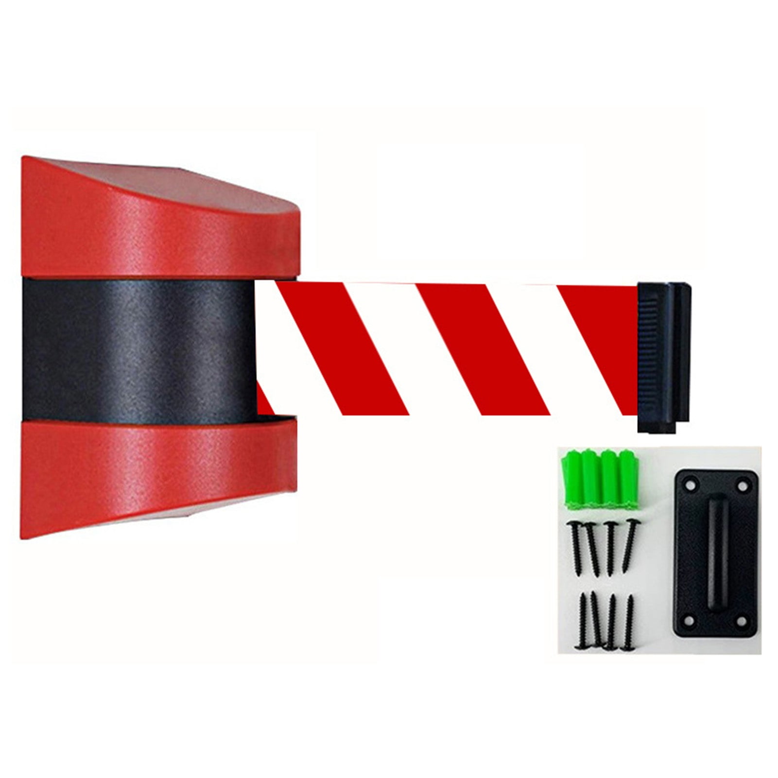 ABS Plastic Wall-mounted Isolation Belt,Safety Cordon Barrier Crowd ...