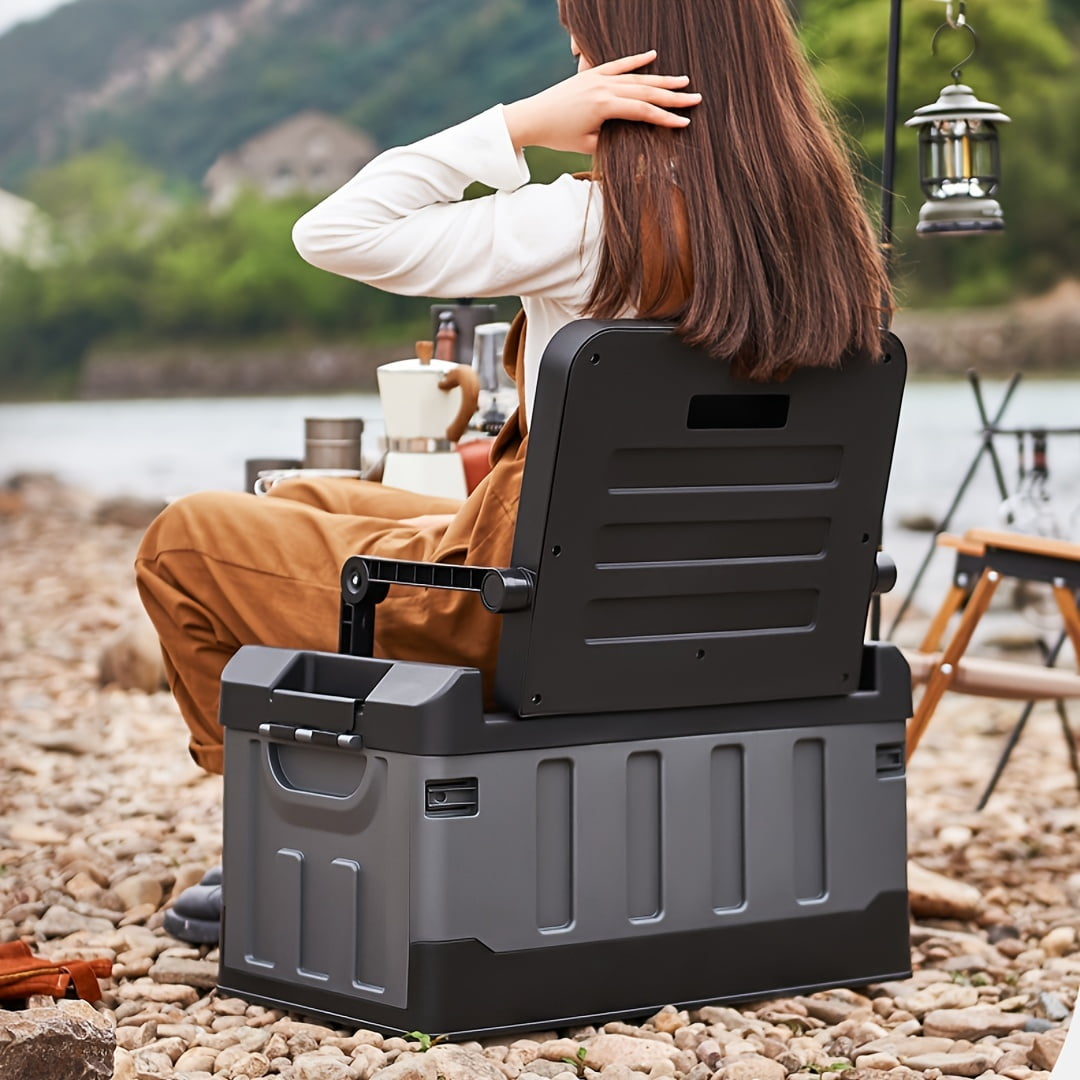 ABS Portable Outdoor Camping Box with Aluminum Alloy Mini Folding Chair ...