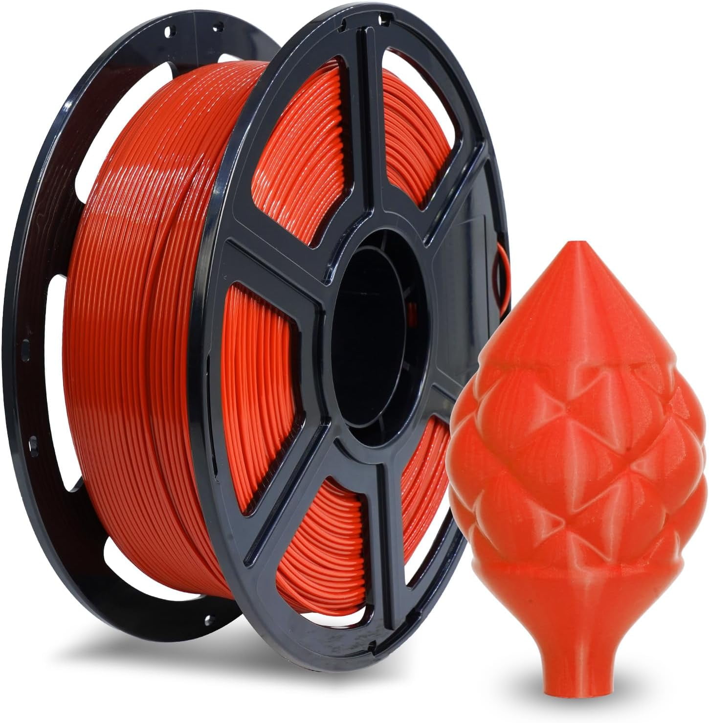 ABS Pro Filament 1.75mm Red, 3D Printer Filament 1kg (2.2lbs) Spool ...