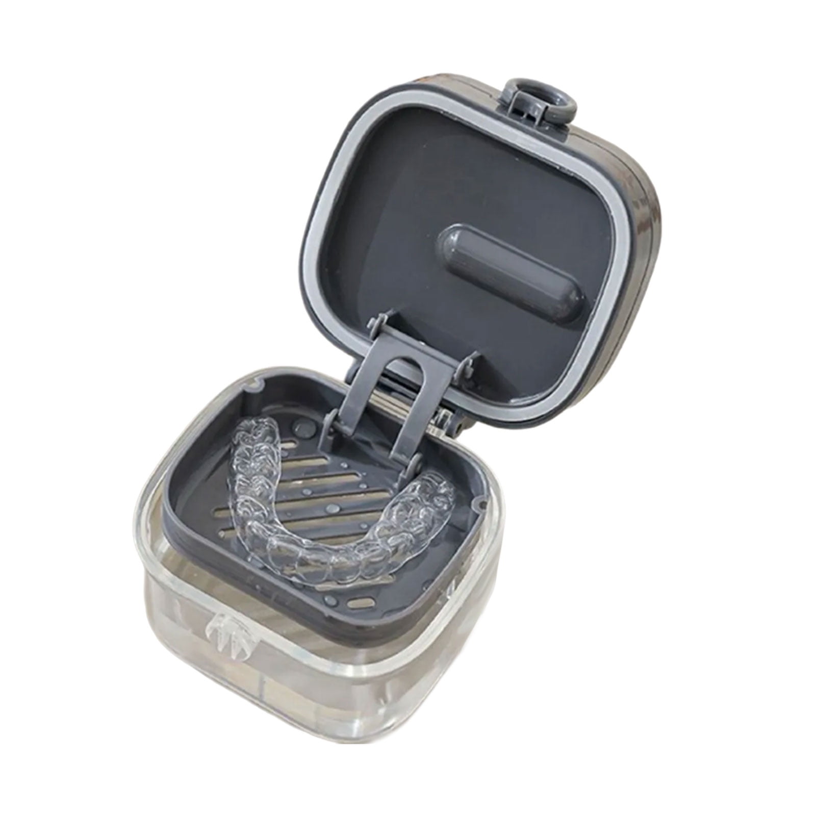 ABS Retainer Holder With Closure Hygienic Soak Container for Invisible ...