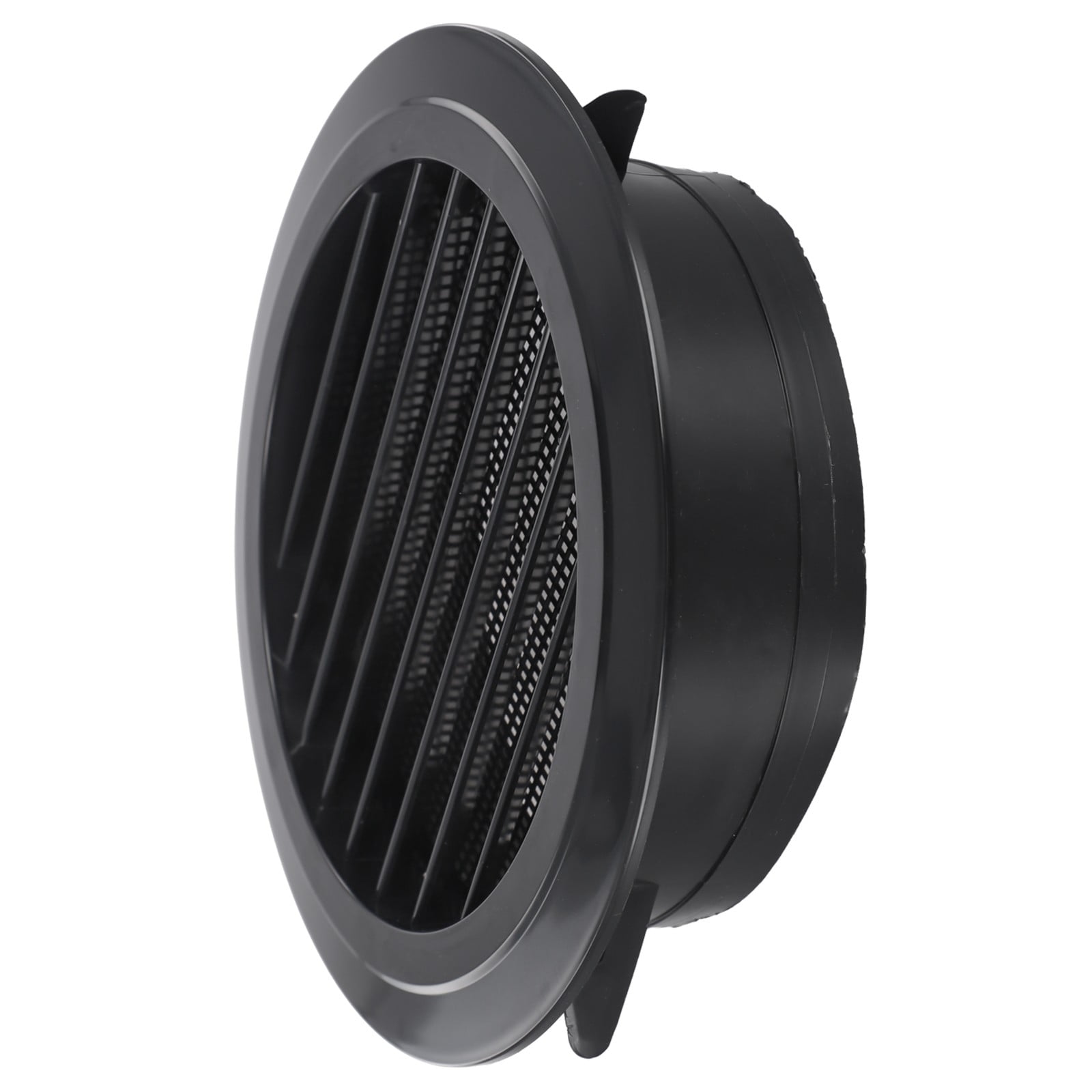 ABS Round Ventilation Grille Cover Black Ceiling Wall Mount Air ...