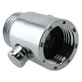 ABS Shower Head Shut-Off Valve with Button Control, Silver Plated Flow ...