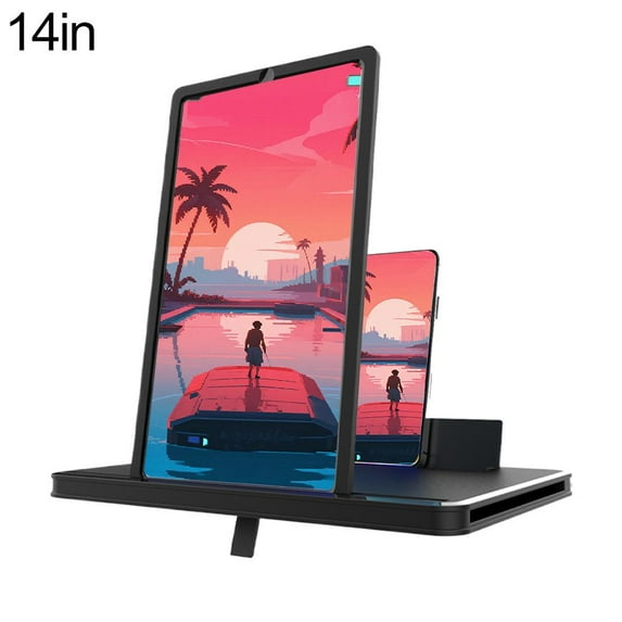 ABS Smartphone Screen Magnifier with Foldable Stand for Movies, Videos ...