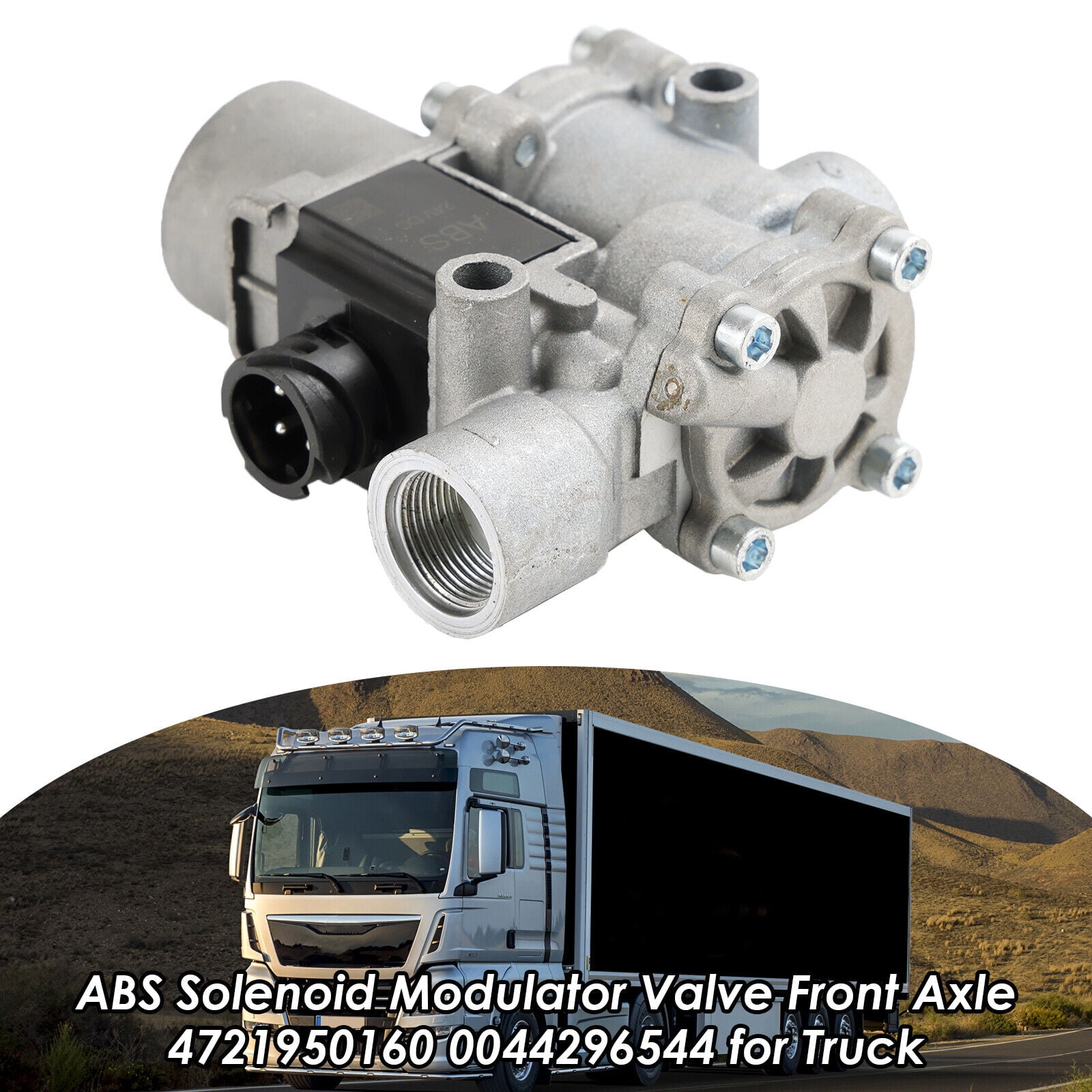 ABS Solenoid Modulator Valve Front Axle 4721950160 0044296544 for Truck ...