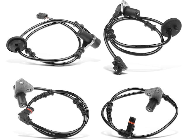 ABS Speed Sensor Set 4 - Compatible with 1999 - 2002 Mercedes-Benz E55 ...