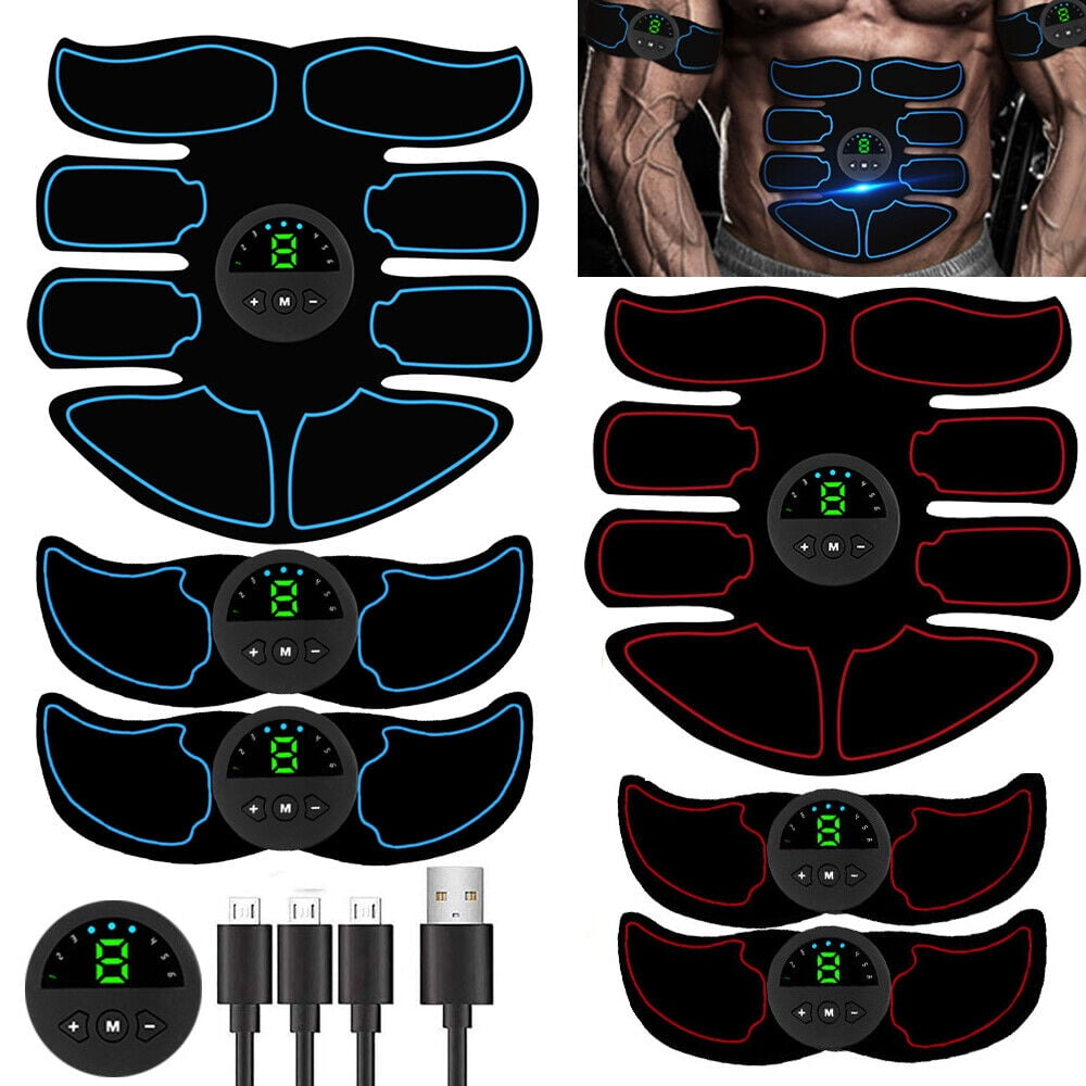 ABS Stimulator Abdominal Trainer Fitness Belt EMS Muscle Training ...