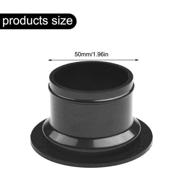 ABS Straight Pipe Flange Ventilation Ducting Exhaust Pipe Air Duct ...