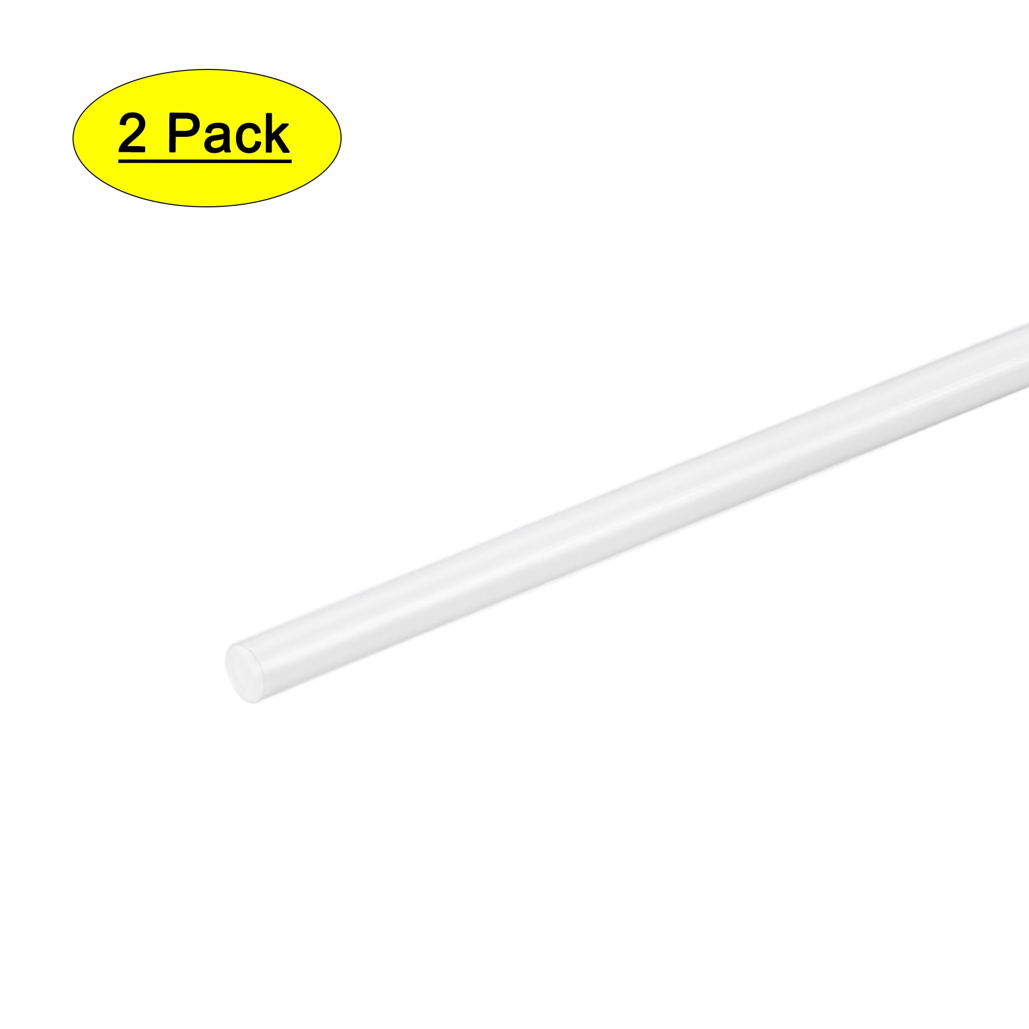 ABS Styrene Plastic Round Bar Rod,1/8" Dia 20" Length,White for ...