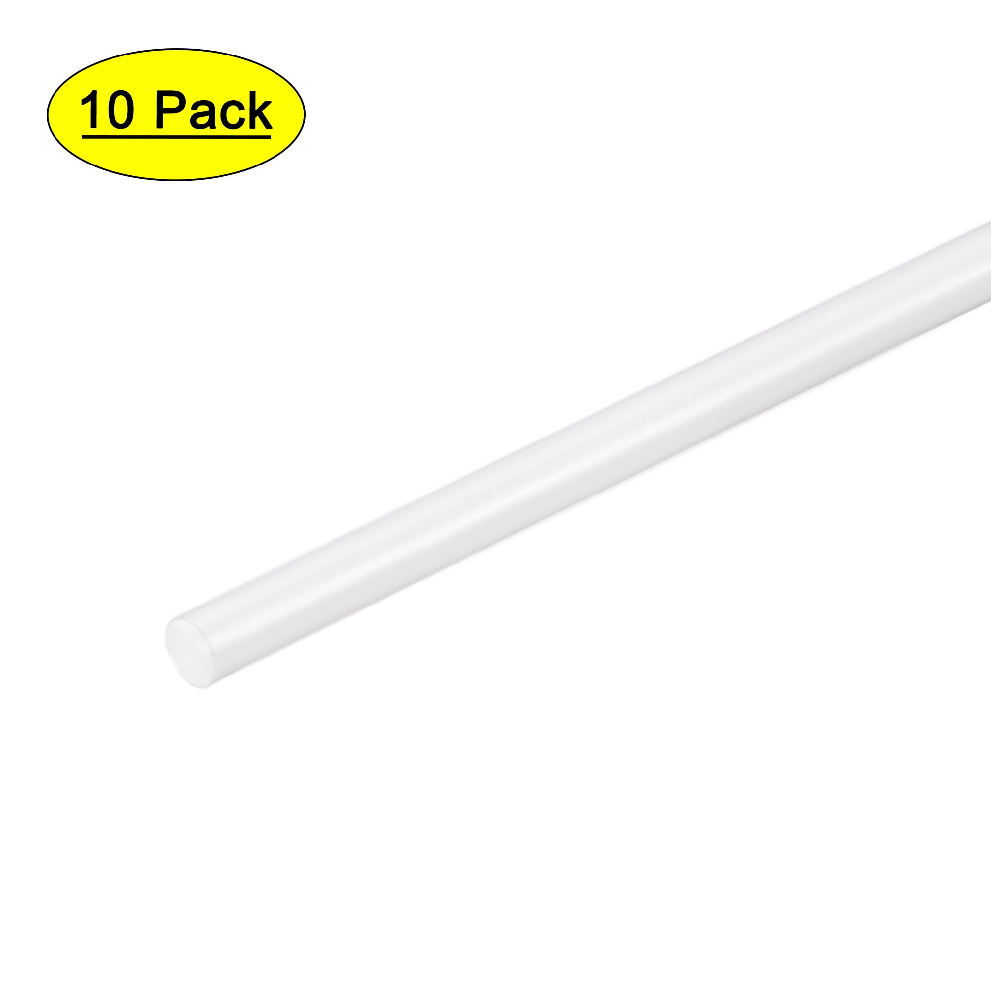 ABS Styrene Plastic Round Bar Rod,3/32" Dia 20" Length,White for ...
