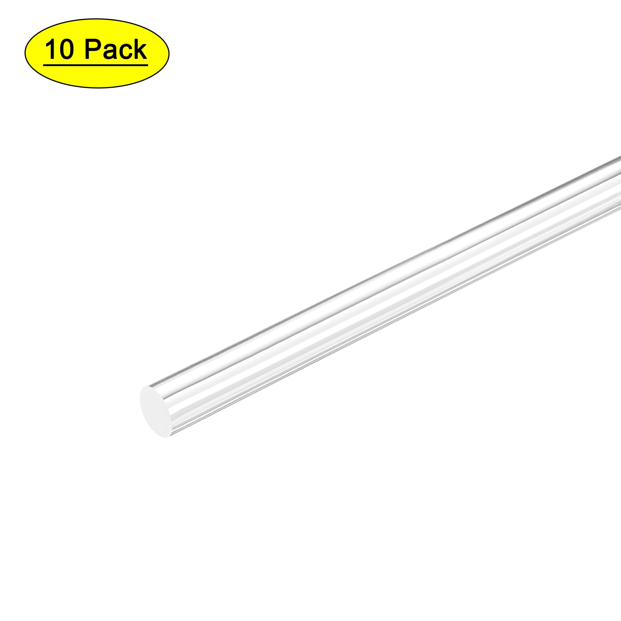 ABS Styrene Plastic Round Bar Rod,3/64" Dia 20" Length,White for ...