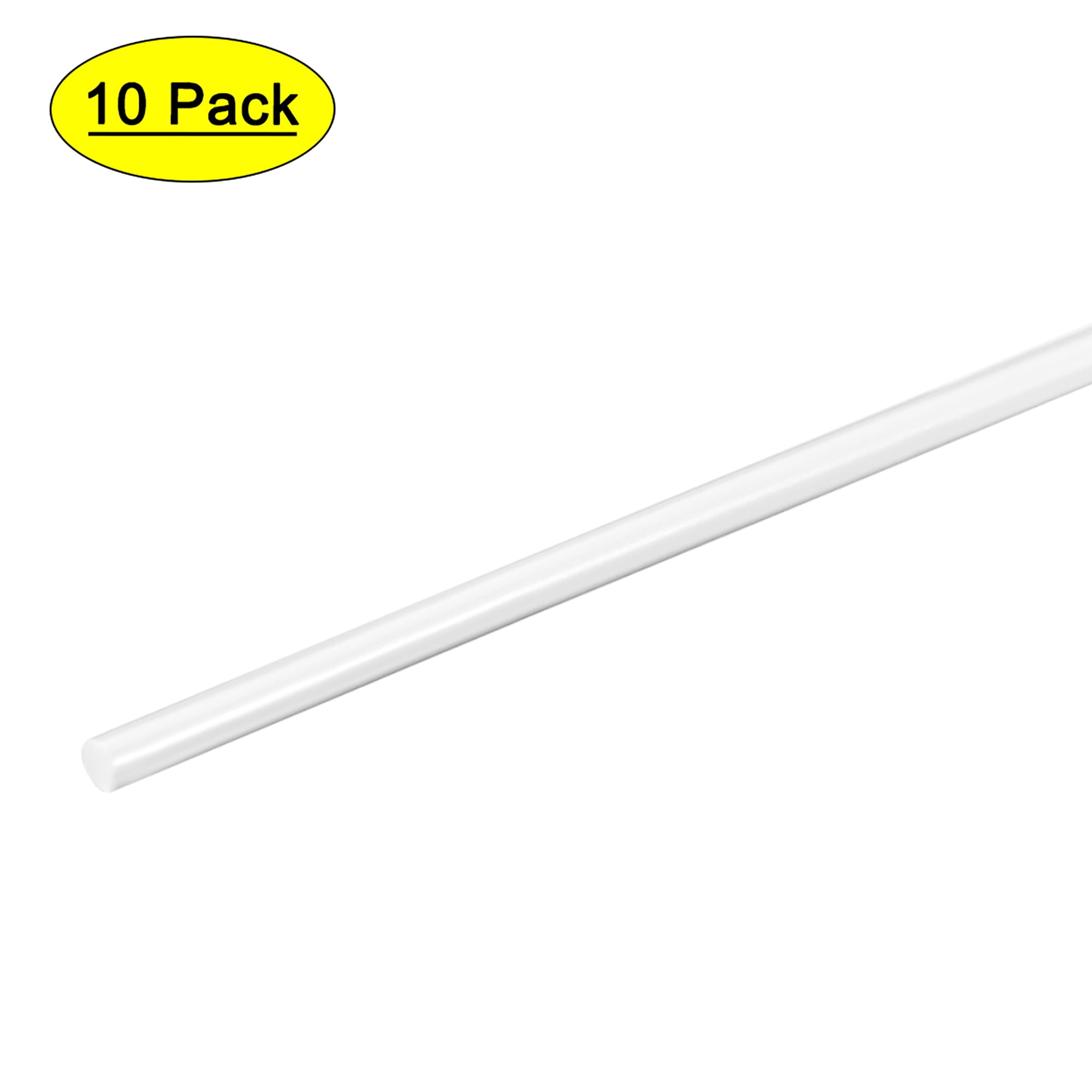 ABS Styrene Plastic Round Bar Rod,5/64" Dia 20" Length,White for ...