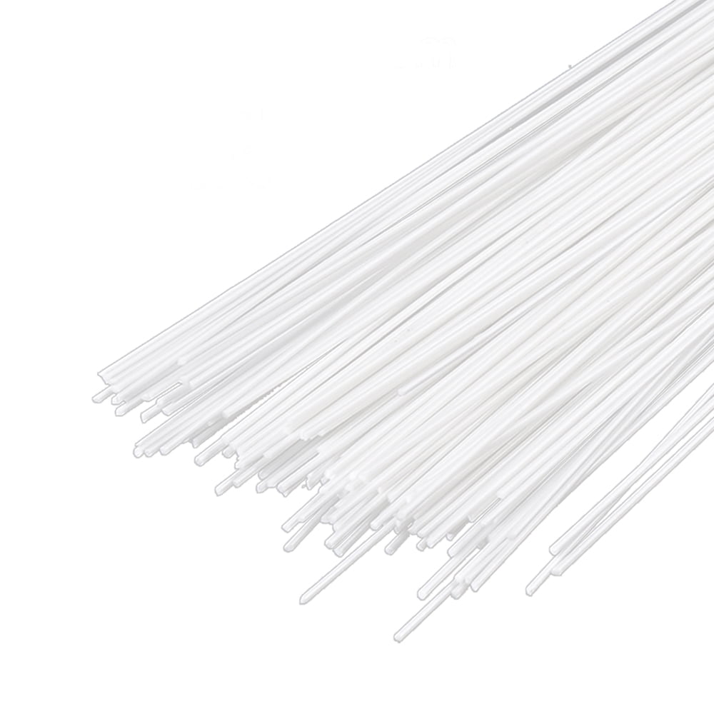 ABS Styrene Plastic Round Bar Rod Dia 1.5mm Length 9.8" 250mm White for ...