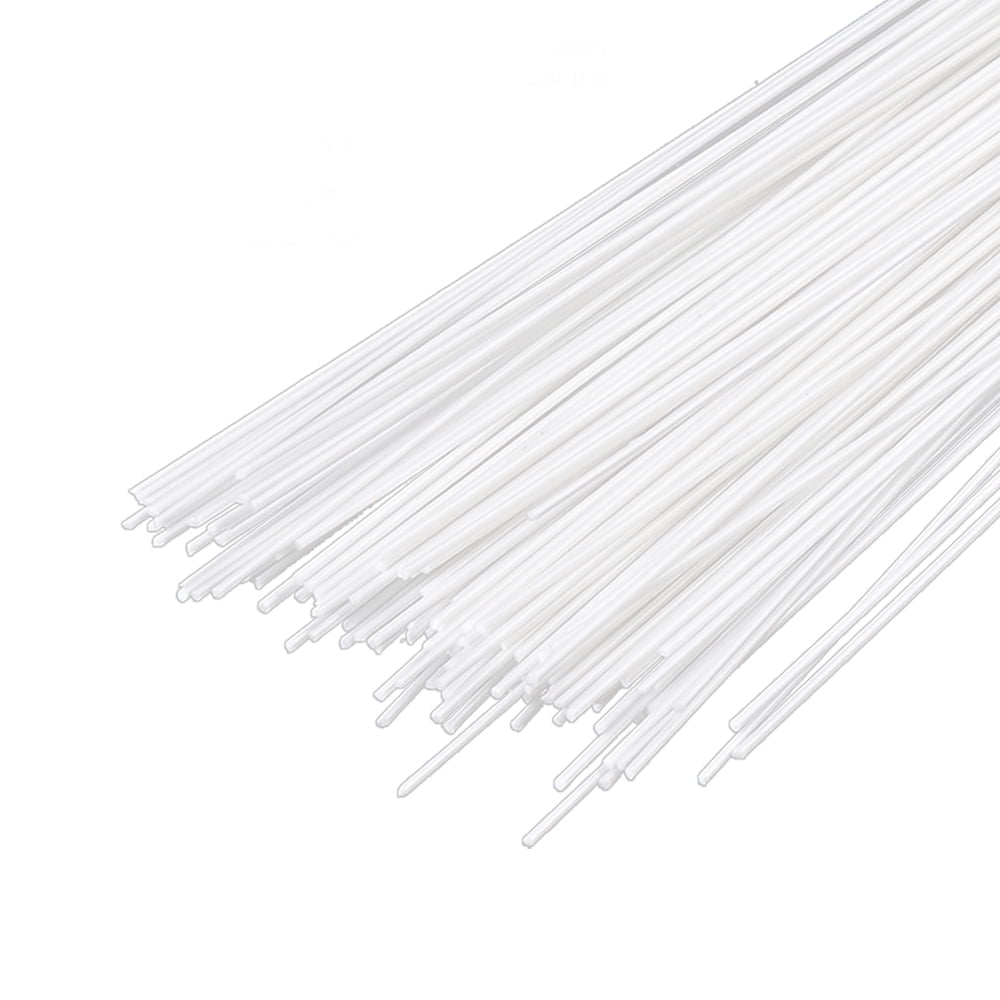 ABS Styrene Plastic Round Bar Rod Dia 1mm Length 9.8" 250mm White for ...