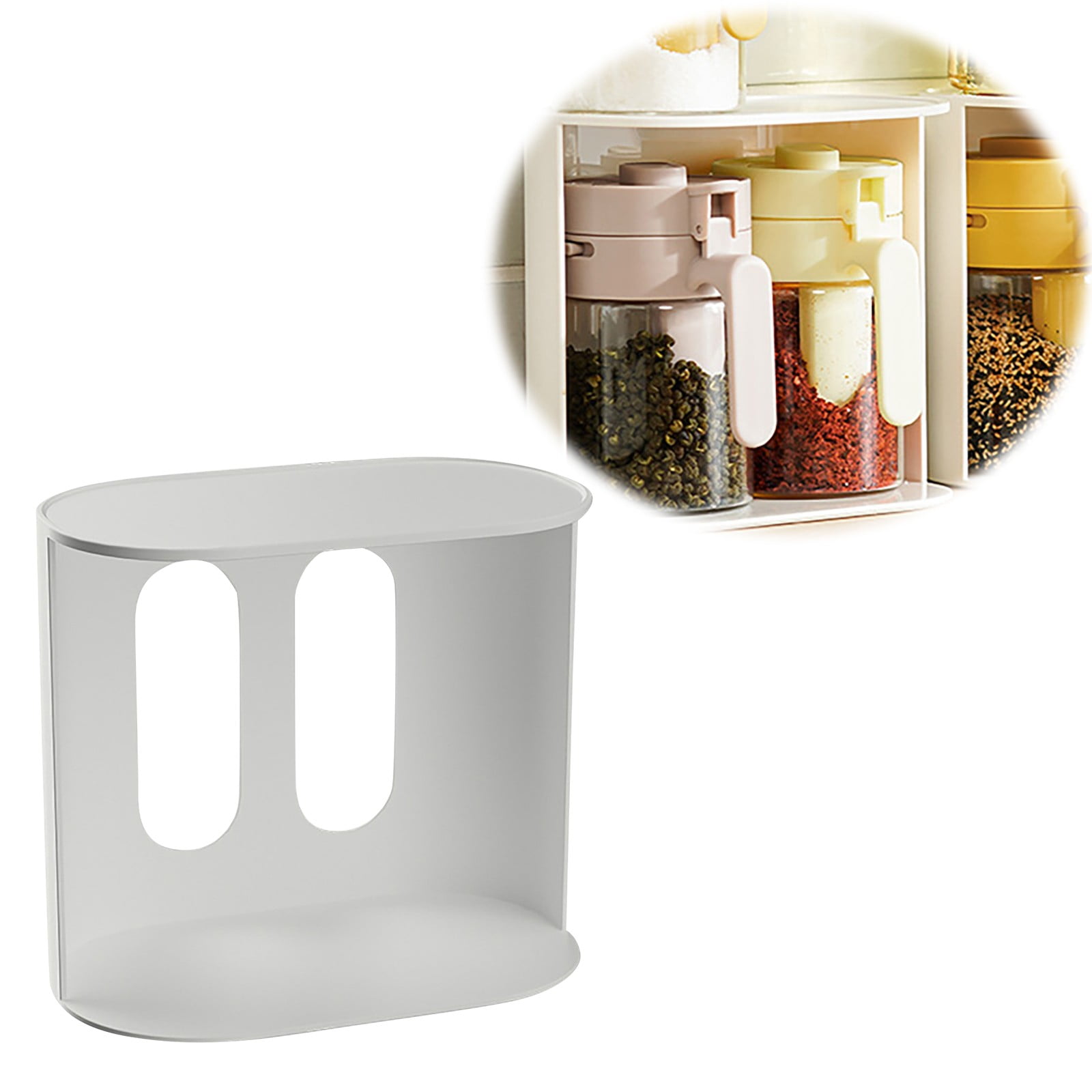 ABS Transparent Glass Jar With Lid And Spoon Flexible Storage ...