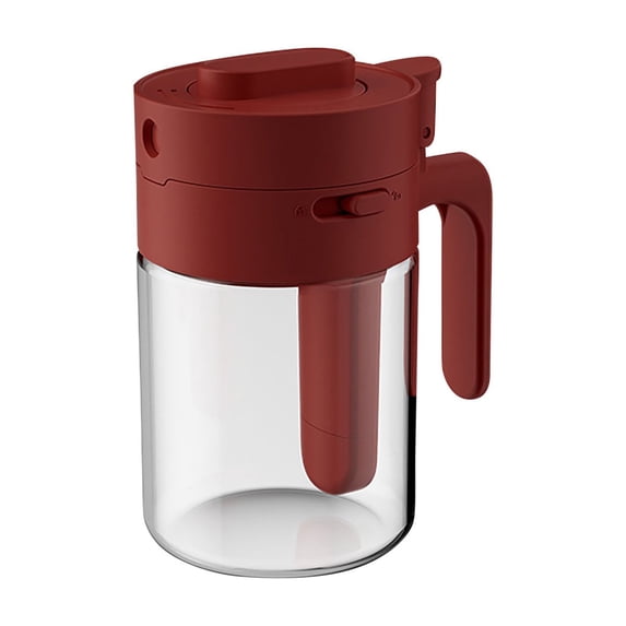 ABS Transparent Glass Jar with Lid and Spoon for Kitchen Airtight and ...