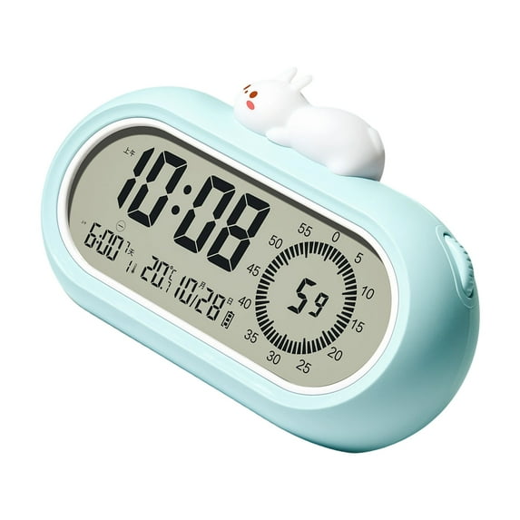 ABS Visual Timer Accurate Timekeeping Digital Alarm Clock with ...