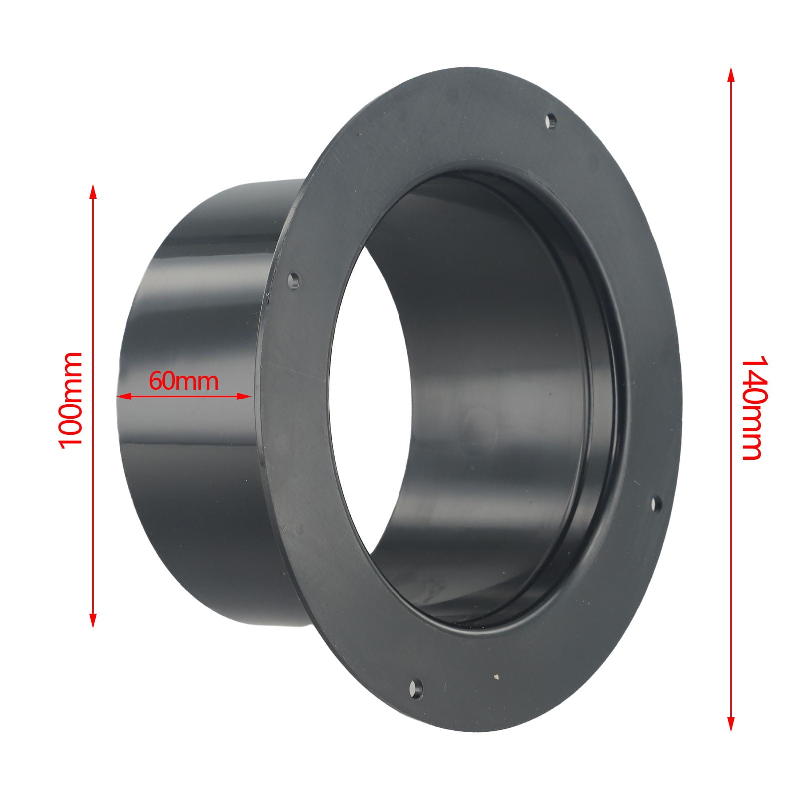 ABS Wall Flange Connector for Ventilation Pipe Air Ducting Connection ...