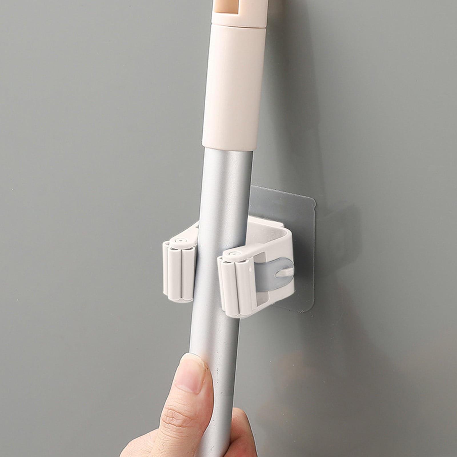 ABS Wall Mount Mop Holder - Heavy Duty Plastic Hook for Bathroom ...