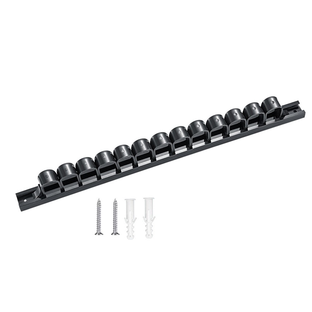 ABS Wall Mount Plastic Wrench Screwdriver Organizer Rail Rack Storage ...