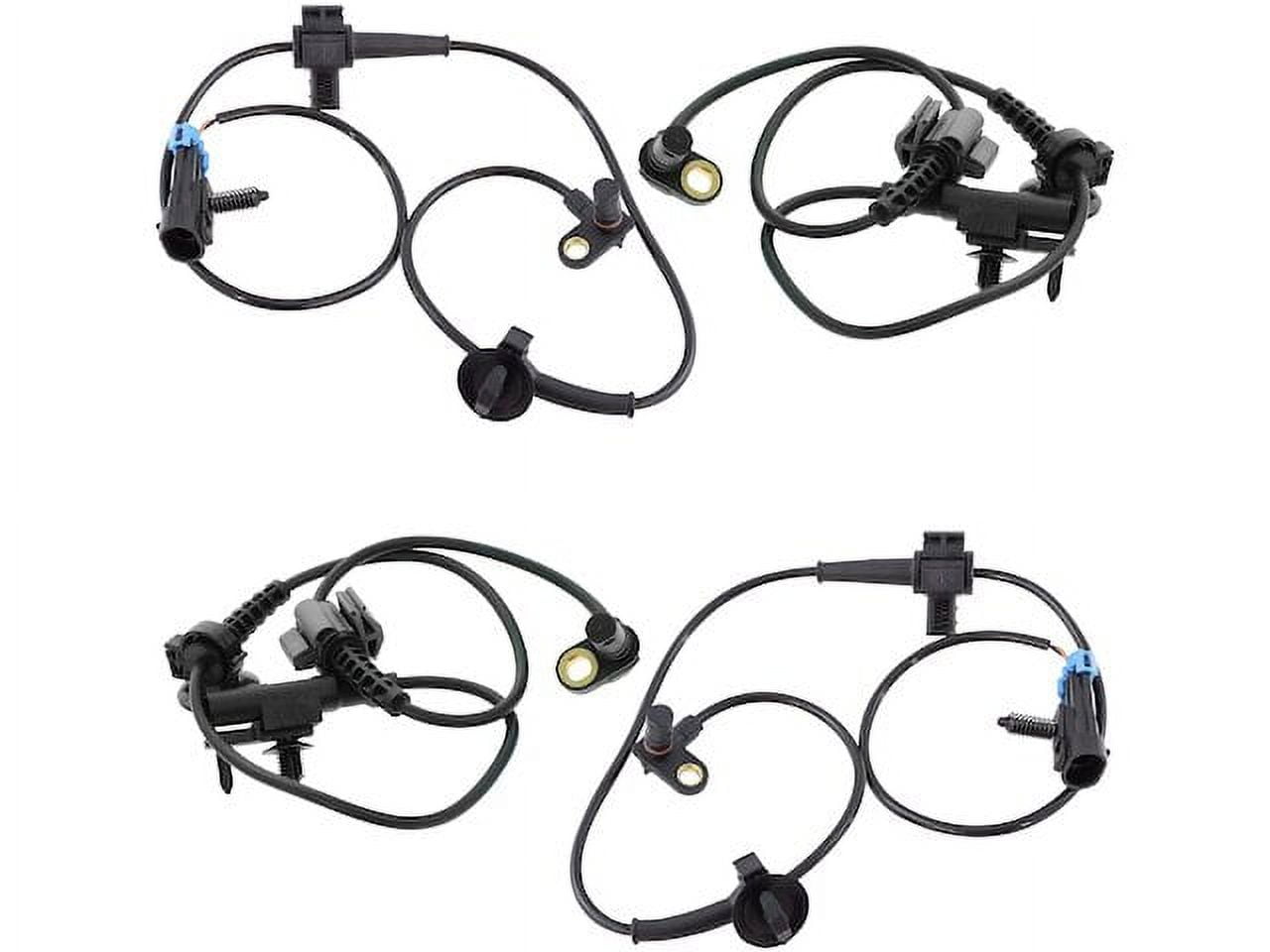 ABS Wheel Speed Sensor Set 4 Piece - Compatible with 2007 - 2014 Chevy ...