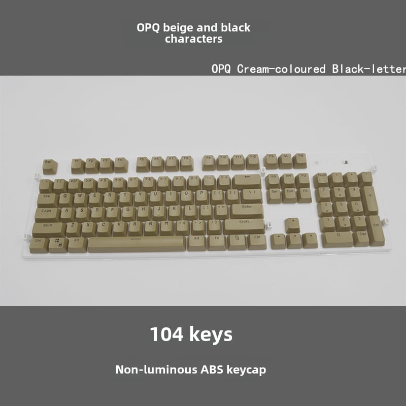 ABS transparent keycap 87/black white 104 double color 980K closed 108 ...