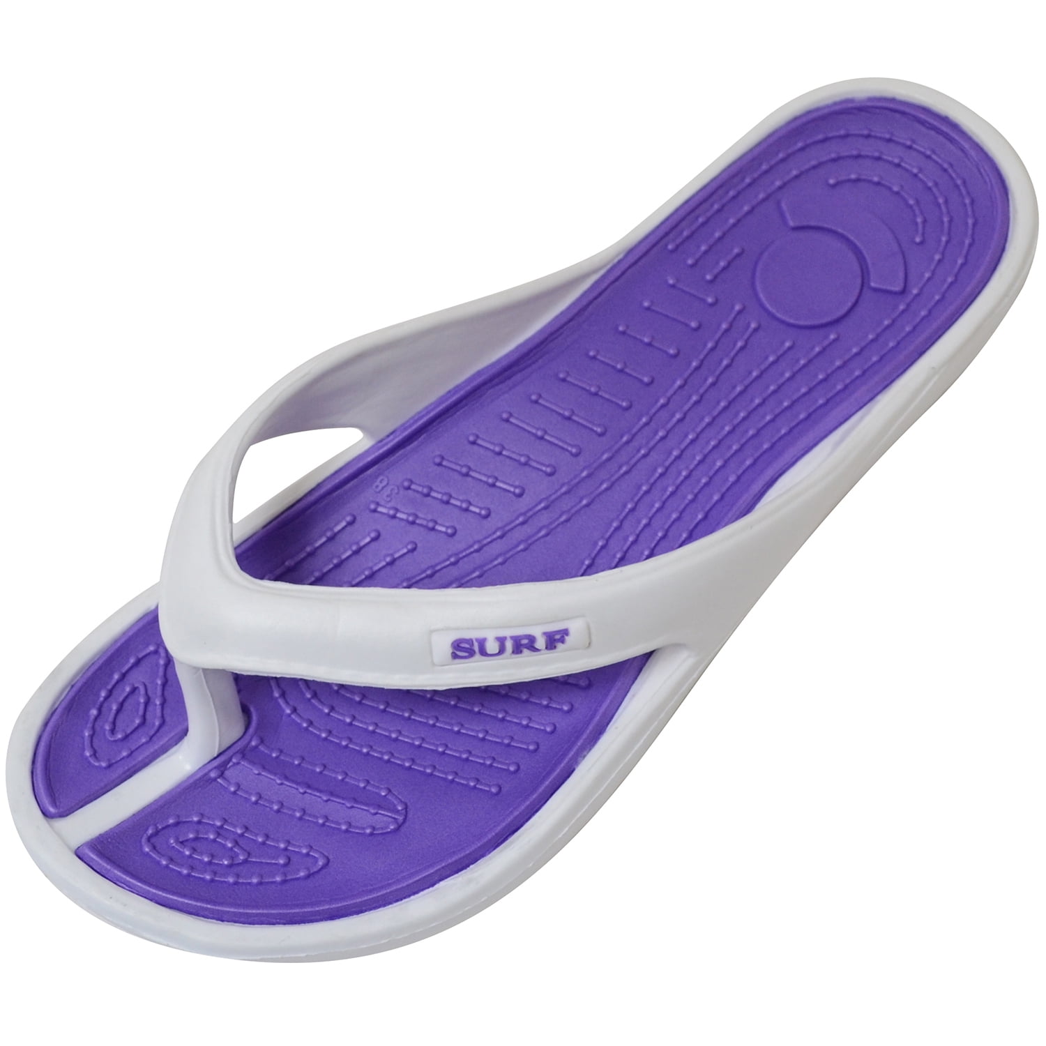 ABSOLUTE FOOTWEAR Ladies Womens Summer Holiday Beach Pool Flip Flops ...