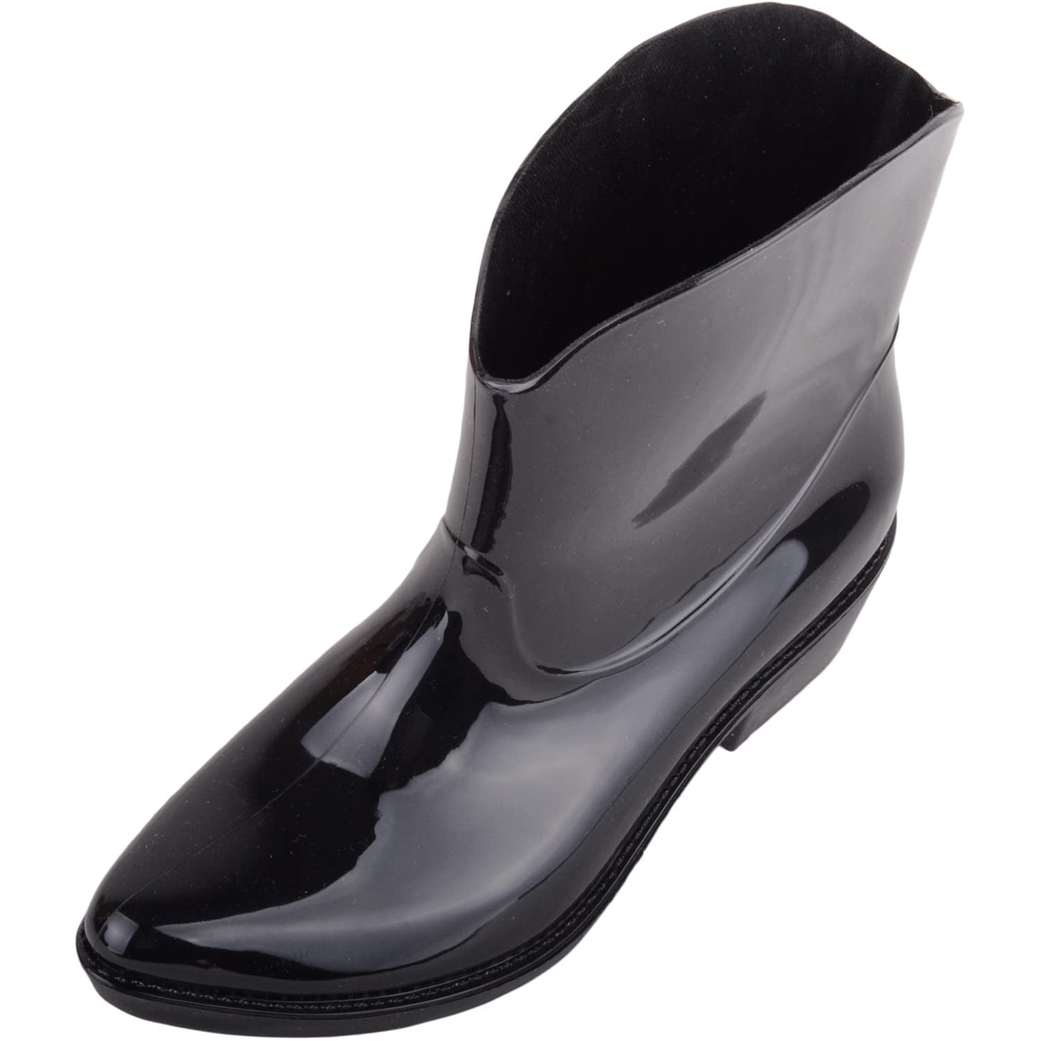 ABSOLUTE FOOTWEAR Womens Waterproof Slip On Cowboy Style Ankle Rain ...