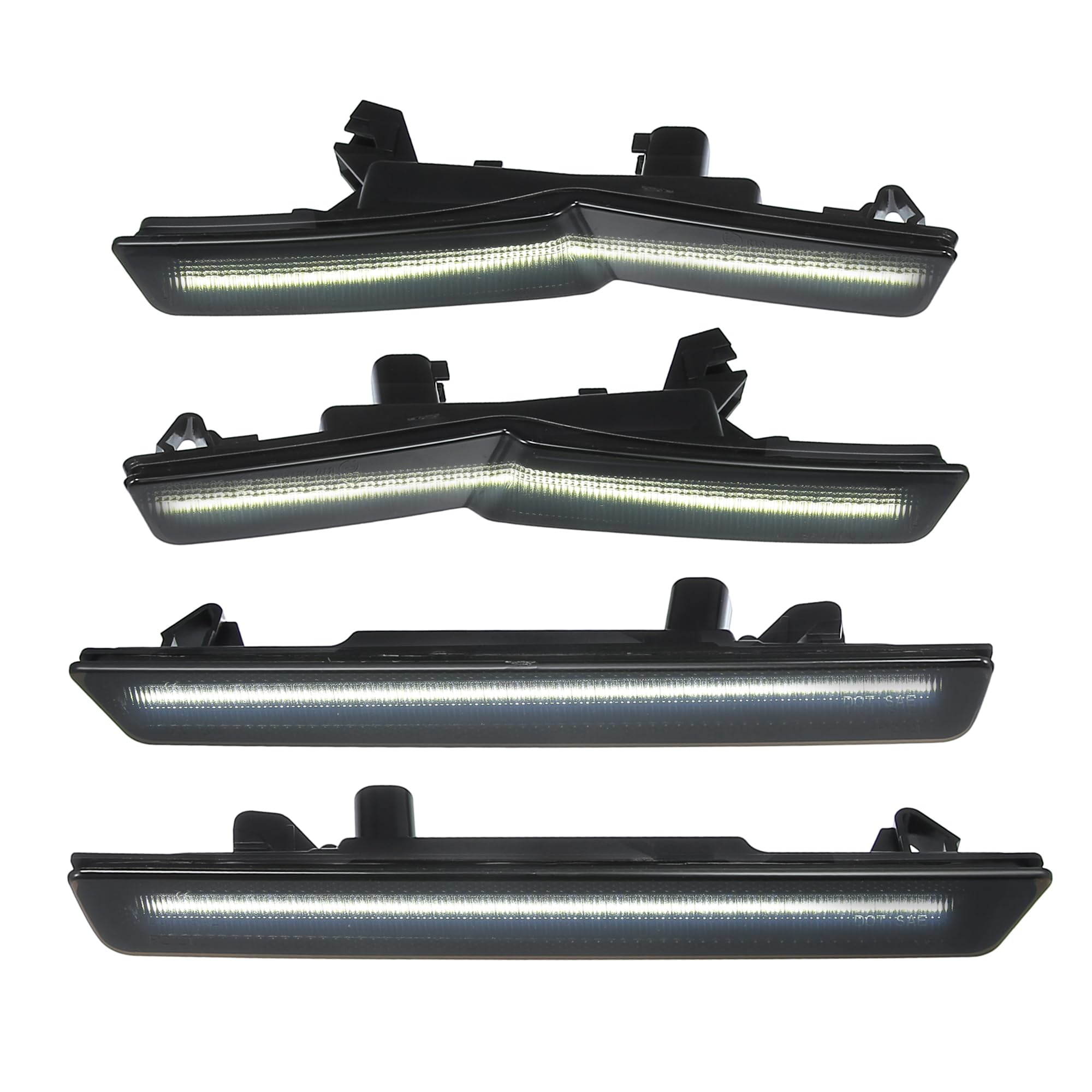 A ABSOPRO Car LED MSF2 Front Rear Side Marker 6000K Turn Signal Light ...