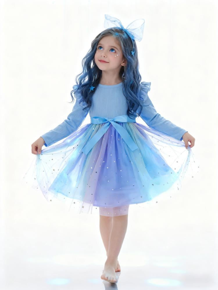 ABTOHE G'irls Princess Dress for Kid's & Teen's, Elegant Off-Shoulder ...