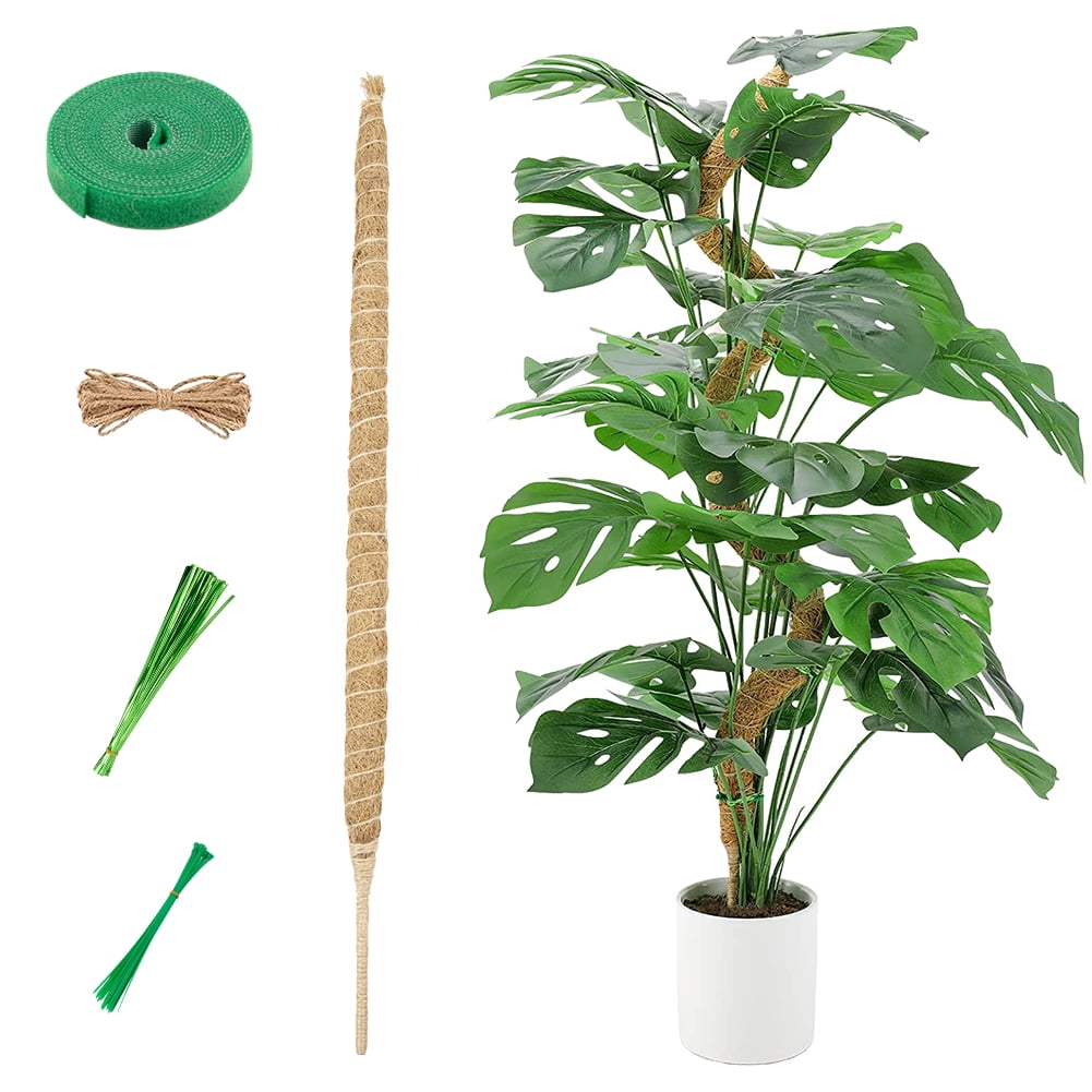 ABUKY 45 Inches Bendable Moss Pole, Bendable Moss Stick Climbing Stakes ...