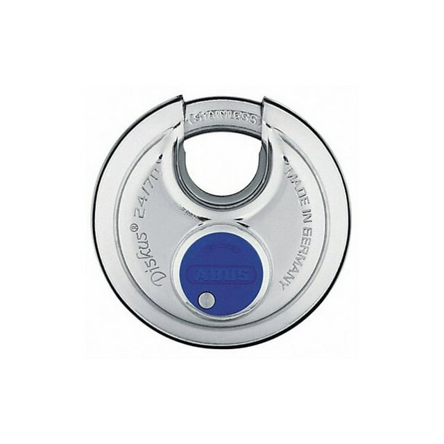 ABUS 24IB by 70 KA Diskus Stainless Steel Shackle Padlock, Pack of 2 - Walmart.com