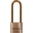 ABUS 55 by 40HB63 MB C 2.44 in. Solid Brass Keyed Different Carded Padlock with Brass Shackle ...