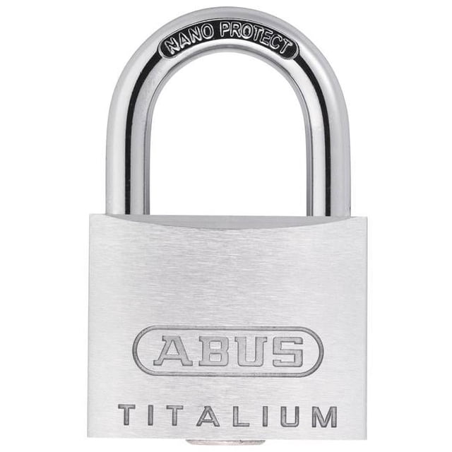 ABUS 64TI by 40 C KD Titalium Aluminum Alloy Keyed Different Padlock ...