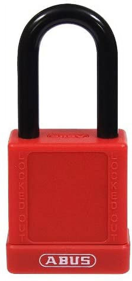 ABUS 74/40 KD Safety Lockout Non-Conductive Keyed Different Padlock with 1-1/2-Inch Shackle, Red ...