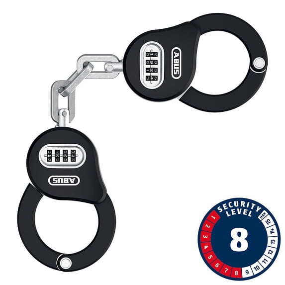 ABUS Chain Claw 10 Black Handcuff Lock (95934) - Walmart.com