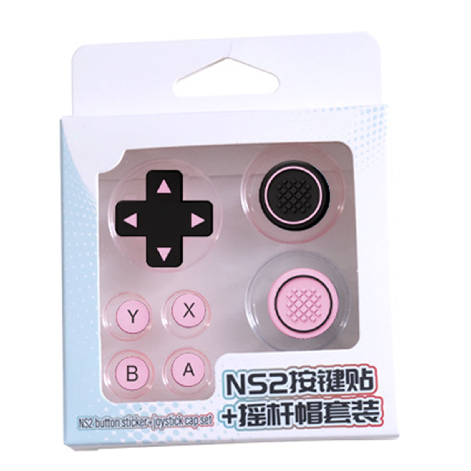 ABXY Key Sticker Skin Thumb Grip Caps D-pad Button Protective Stickers ...