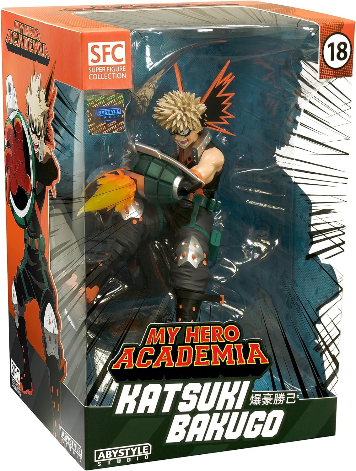 ABYstyle Studio My Hero Academia Bakugo Katsuki Collectible Action ...