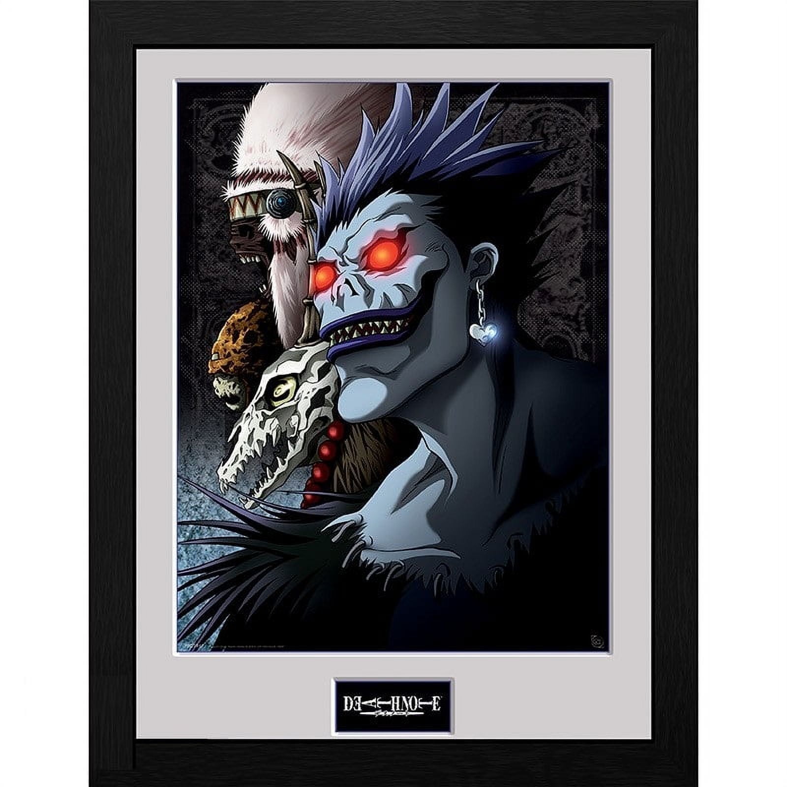 ABYstyle Officially Licensed Death Note Shinigami Framed Poster – 12" x ...