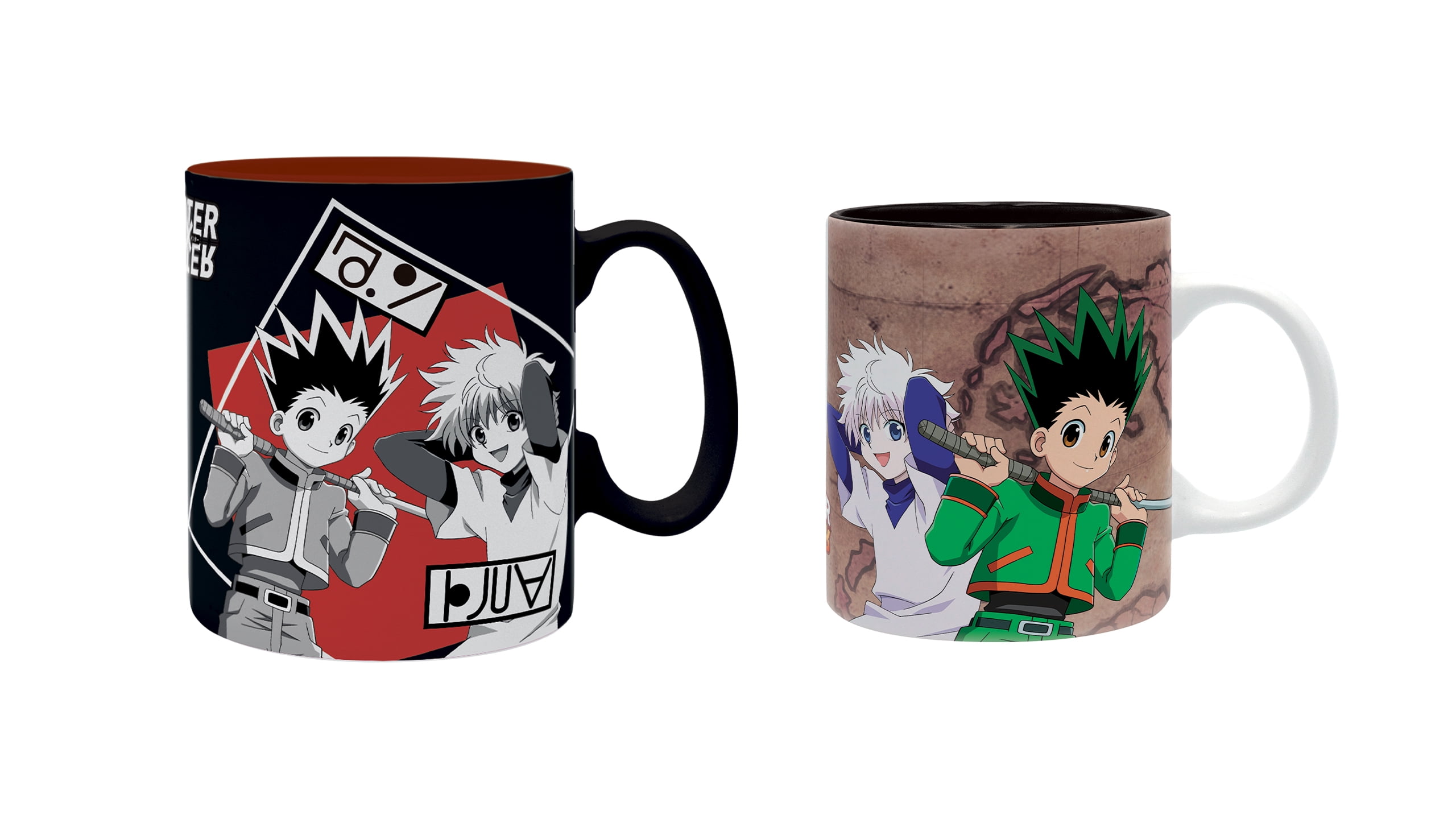 ABYstyle Hunter x Hunter Gon and Friends Ceramic Mug Twin Pack holds 11 ...