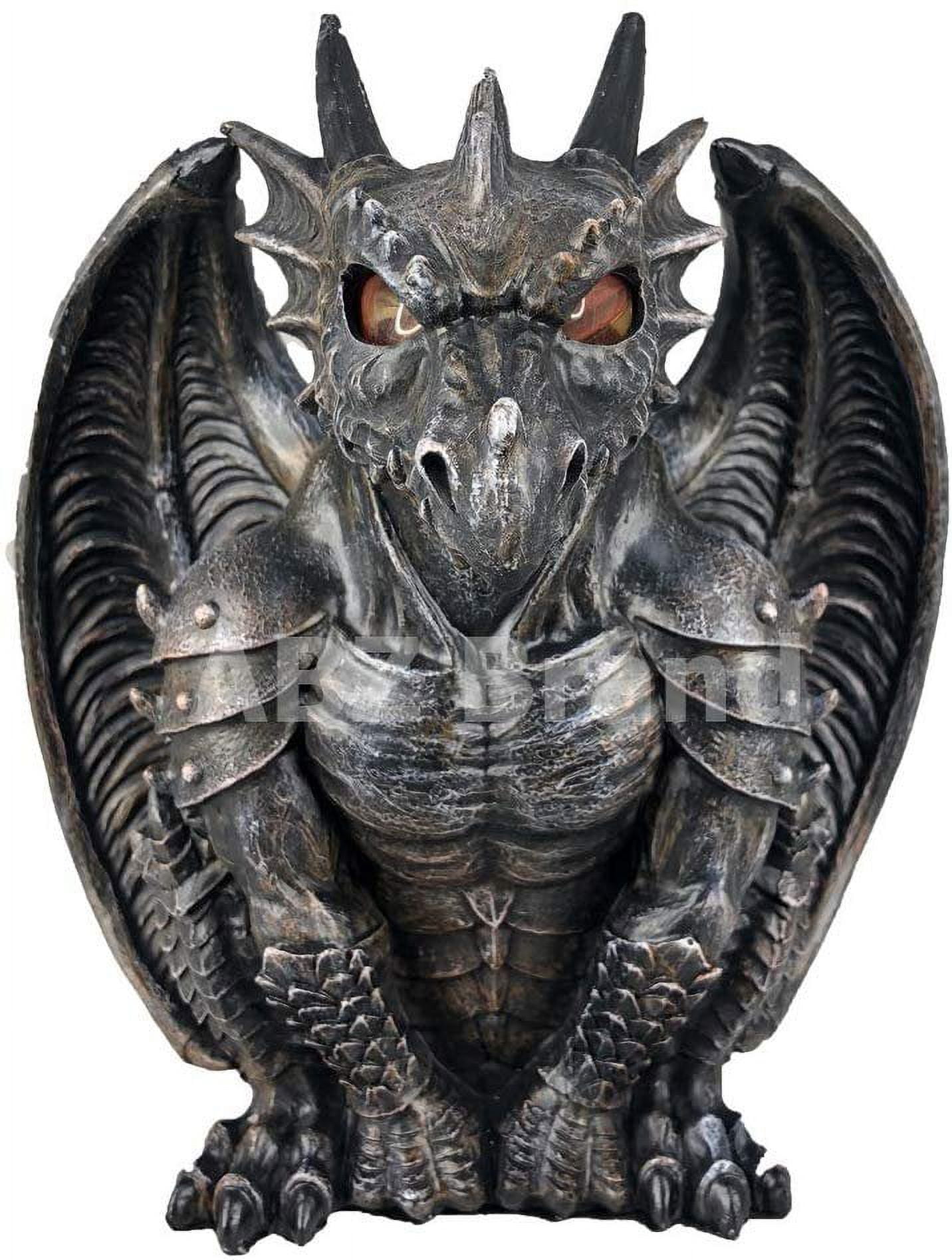 ABZ Brand Guardian Winged Red Eye Standing Dragon Gargoyle Candle ...