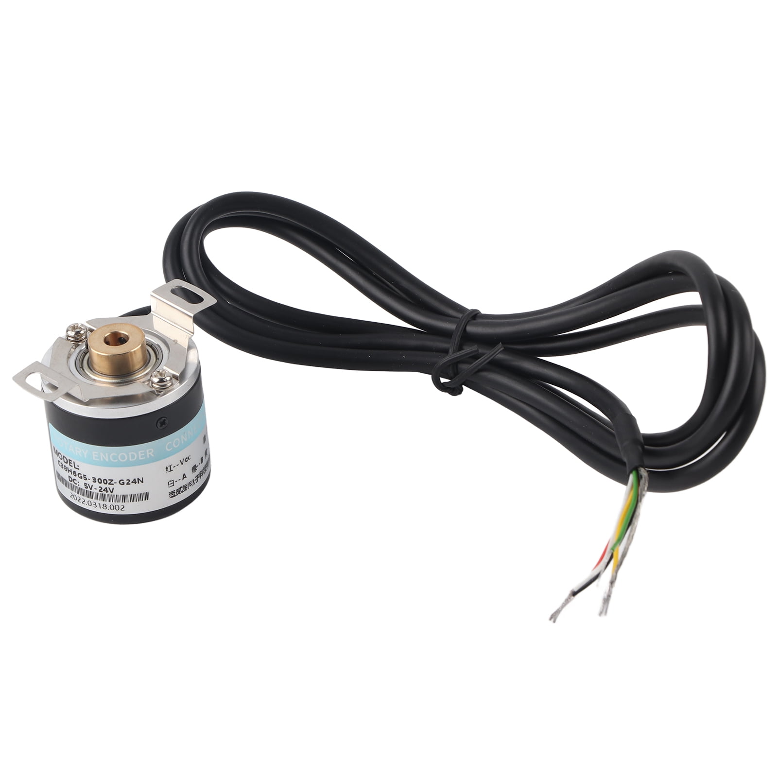 ABZ Encoder Incremental 3Phase Half Hollow Shaft 6mm Motor Reducer ...