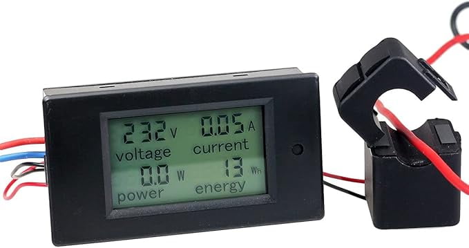 AC 100A Digital Power KWh Watt Meter Volt Energy Multimeter Amp ...