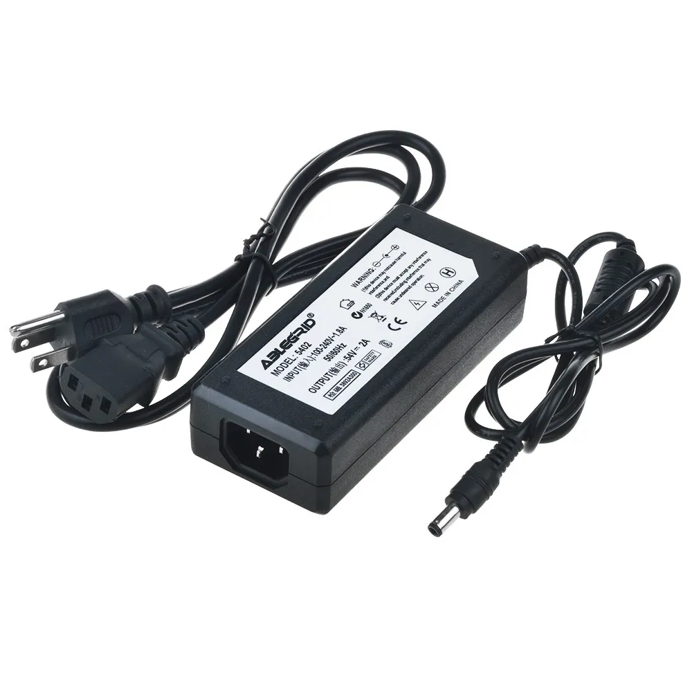 AC 100V-120V Adapter Power Supply DC 54V 2A PinSz 5.5mm*2.1mm Center ...