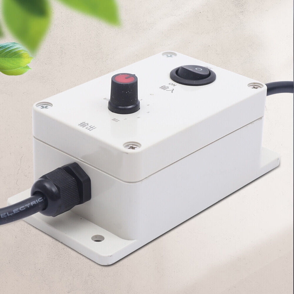 AC 110-220V Variable Speed Controller with Switch for Electric Motor ...