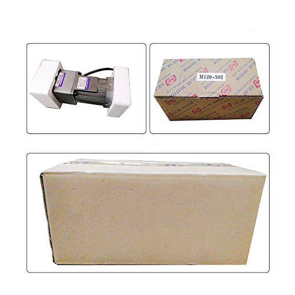 AC 110V 15W Electric Single-Phase Motor Gear Motor Speed Controller 0 ...